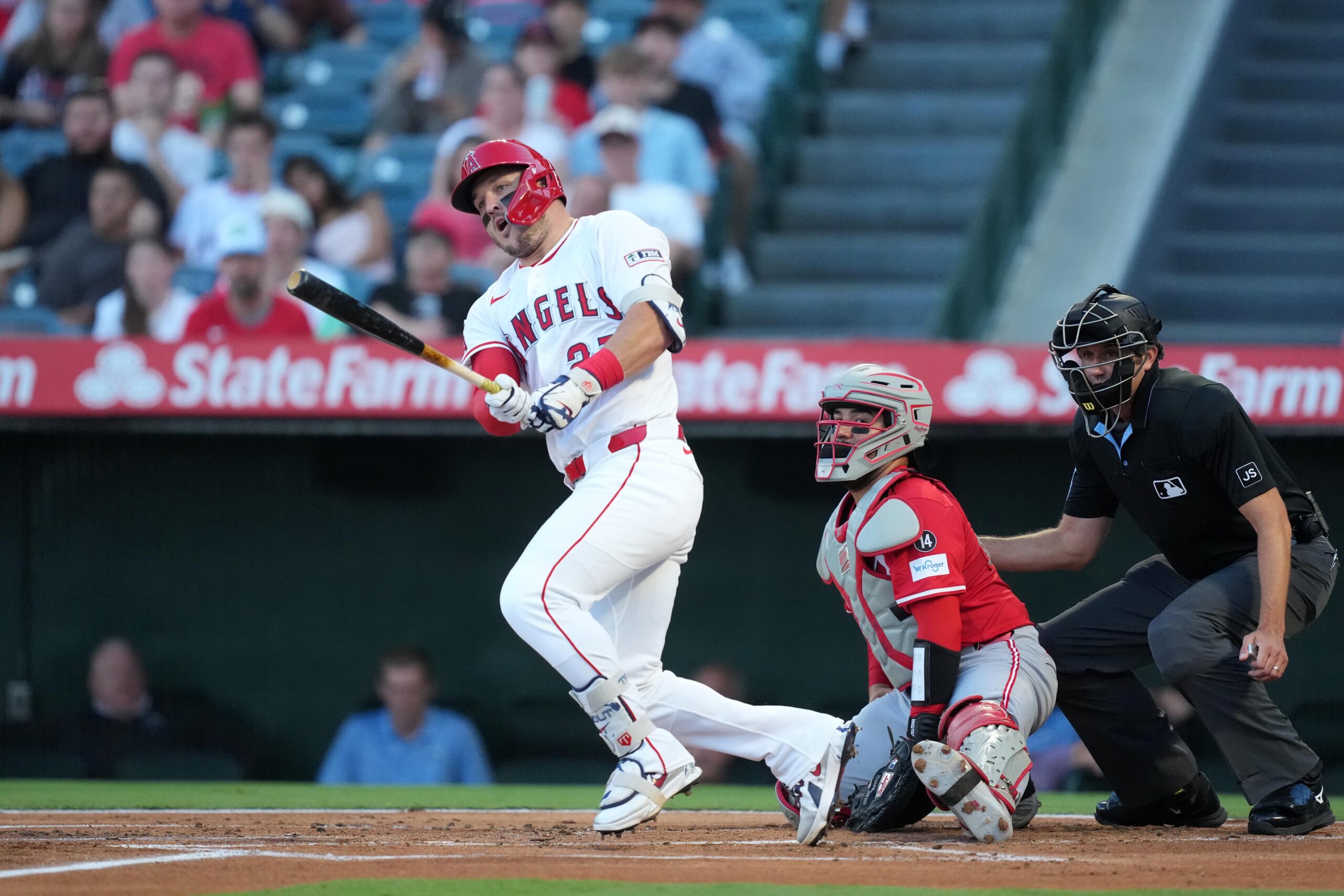 Greene Fans 12, Marte Powers Reds to 6-4 Win Over Angels - Angels Nation